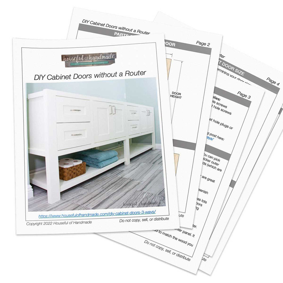 Ultimate Cabinet Door Building Bundle - 3 PDF Door Guides – Houseful of ...