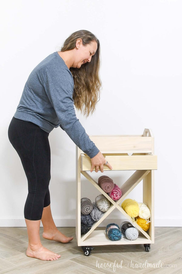 Simple Craft Cart Build Plans – Houseful of Handmade