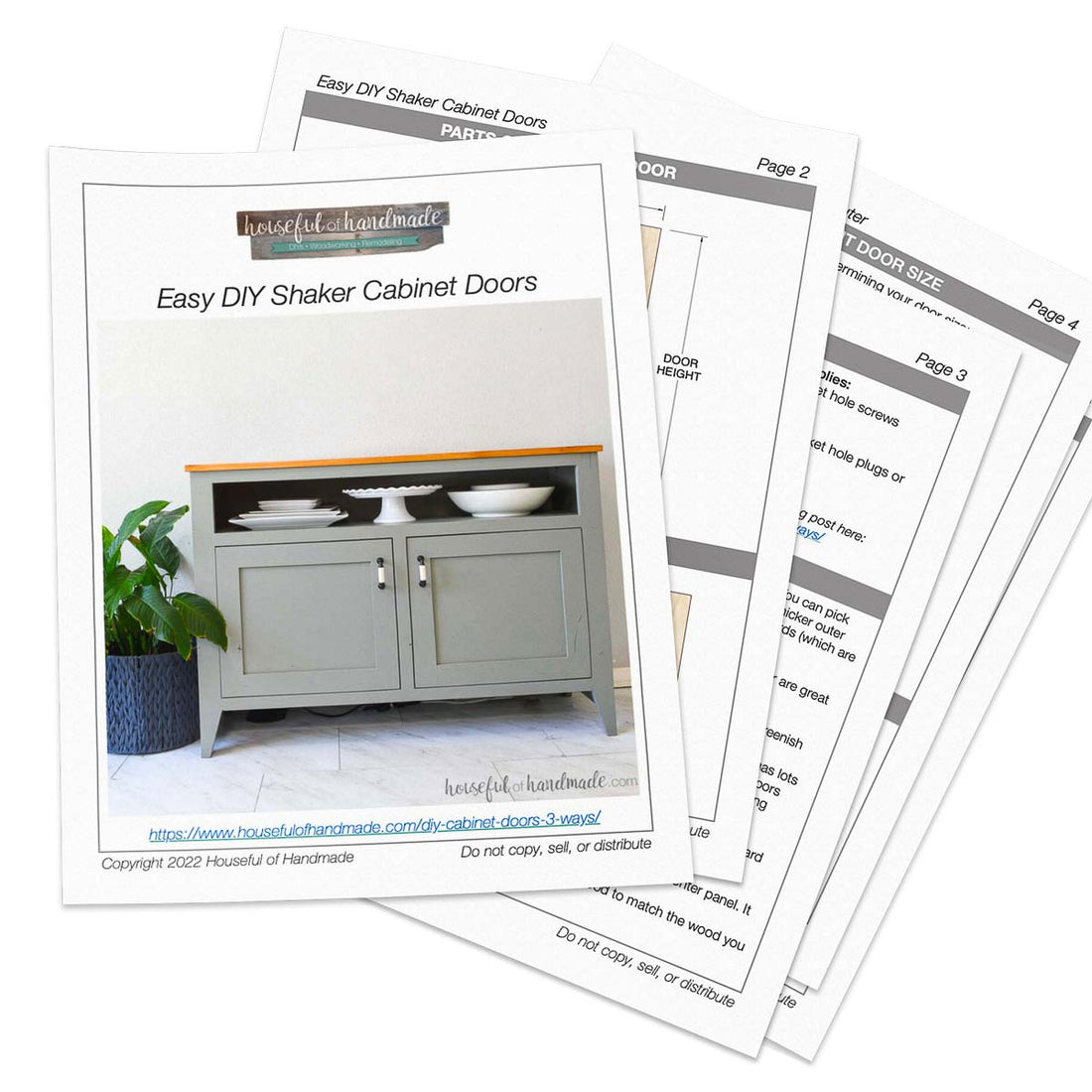 Ultimate Cabinet Door Building Bundle - 3 PDF Door Guides – Houseful of ...