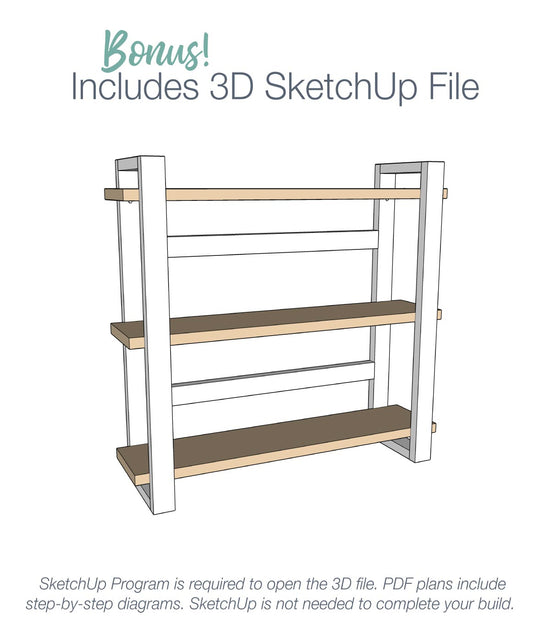 Simple Modern Wall Shelves Build Plans – Houseful of Handmade