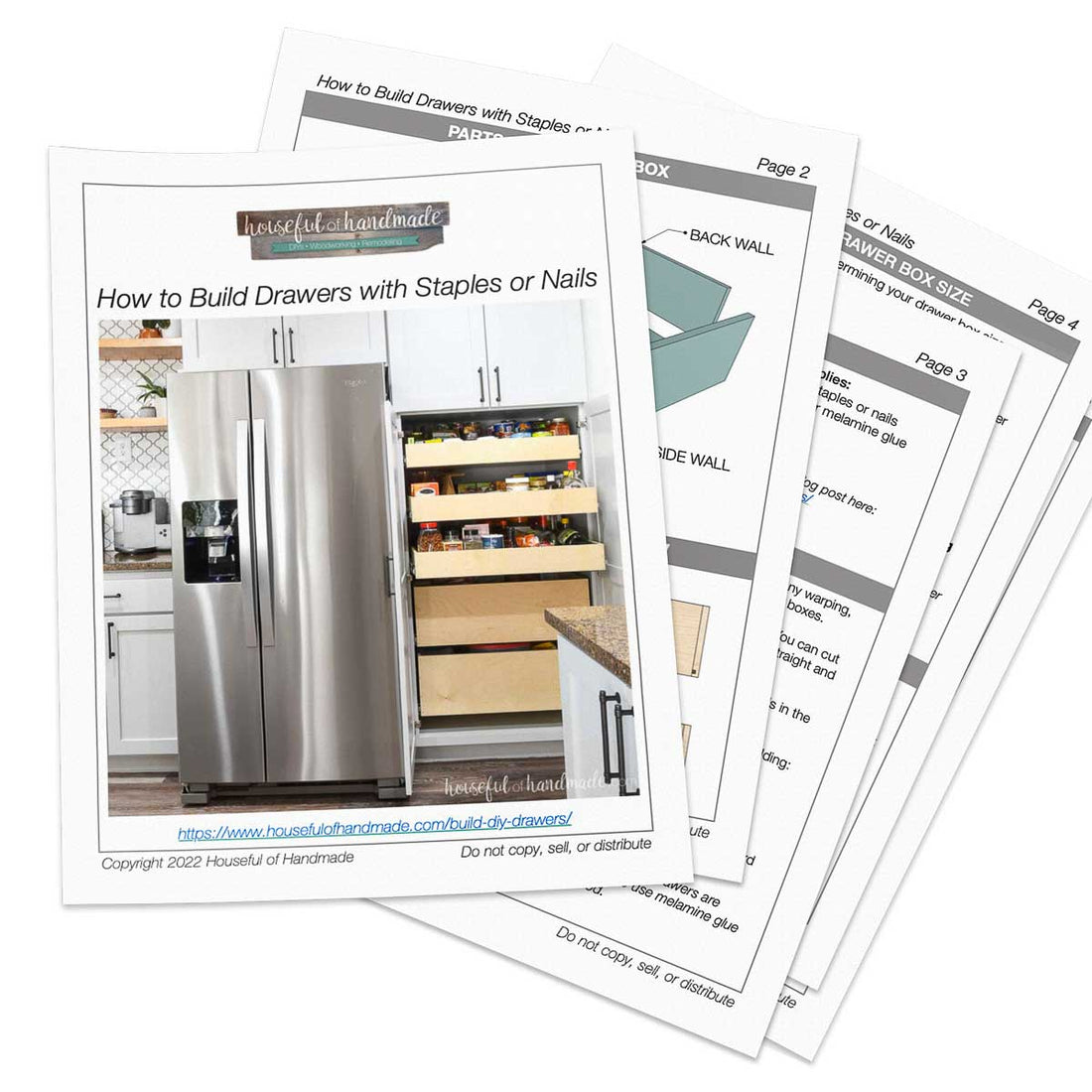 Ultimate Drawer Building Bundle - 3 PDF Drawer Guides – Houseful of ...