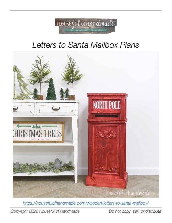 Santa Mailbox Build Plans – Houseful of Handmade