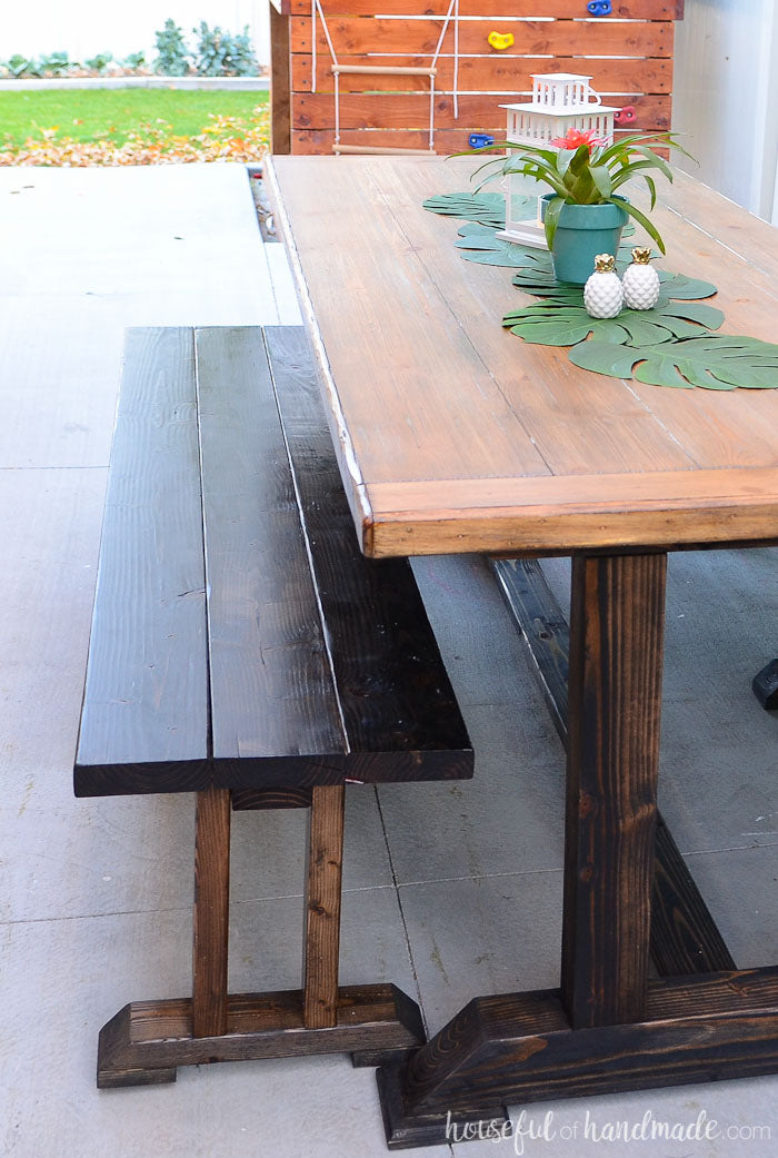 Dining Table Benches Woodworking Plans – Houseful of Handmade