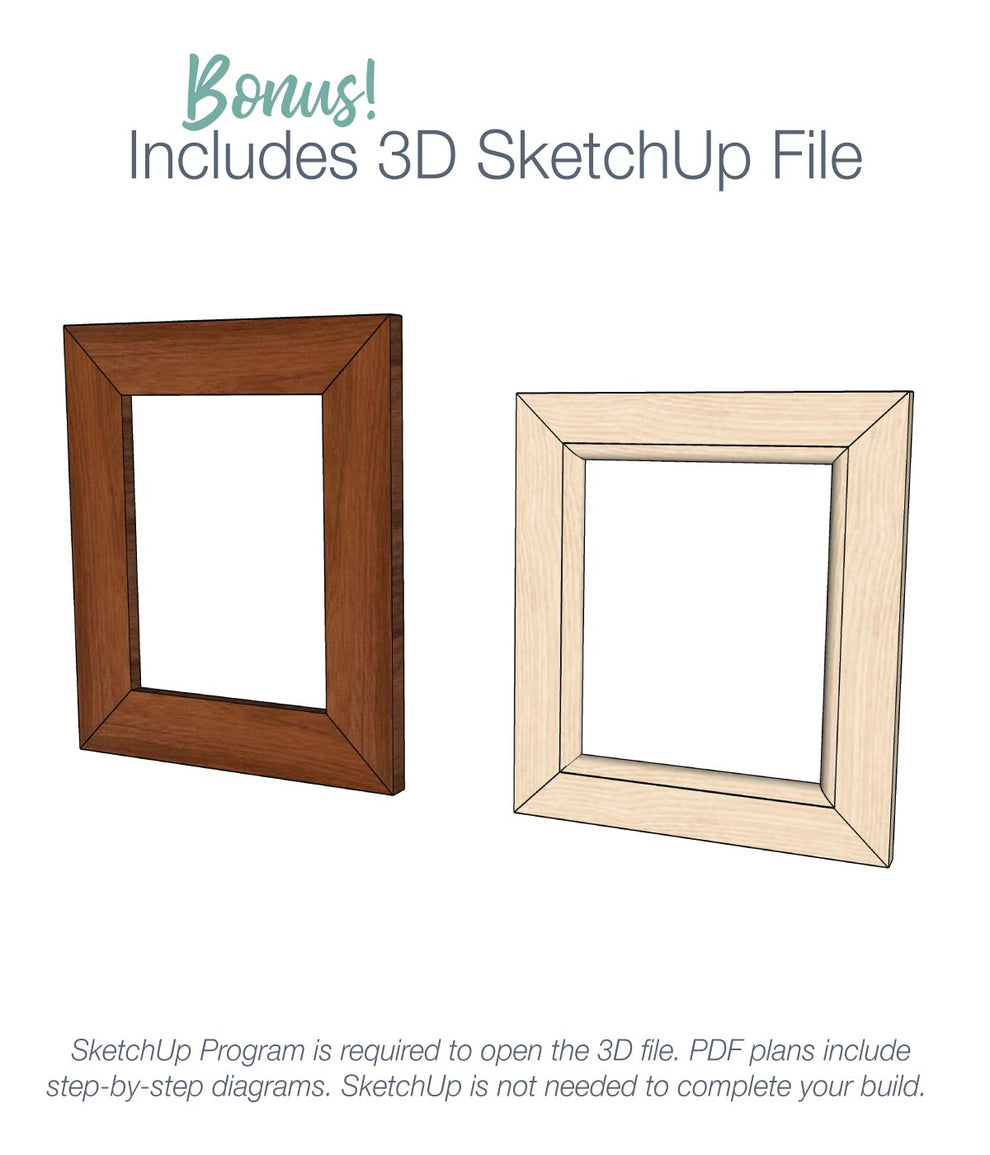 Easy Picture Frames Build Plans – Houseful of Handmade