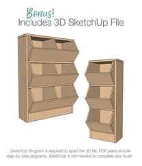 Vegetable Storage Bins Woodworking Plans – Houseful of Handmade